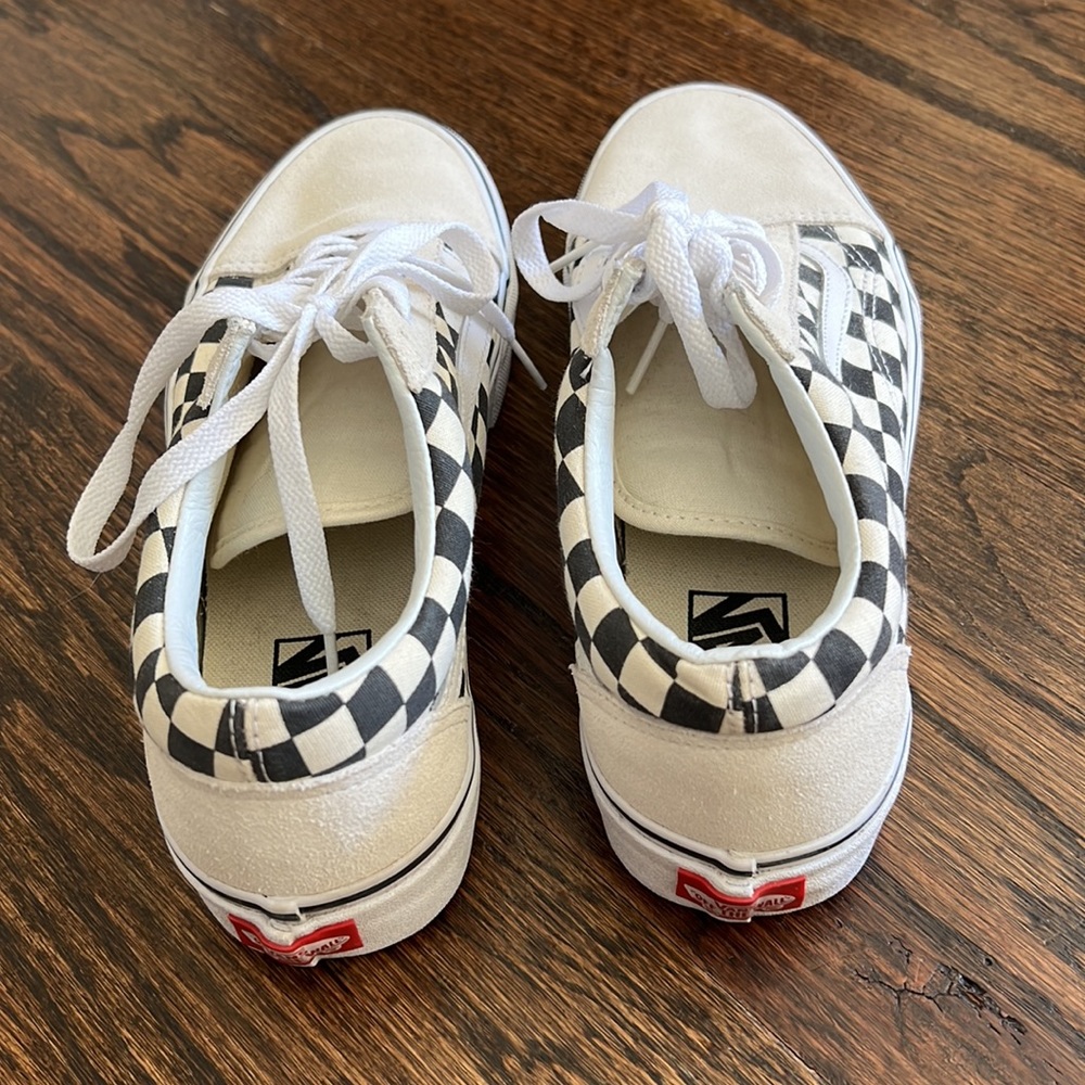 Vans Old School Primary Check Shoe Suede And Canvas L… - Gem